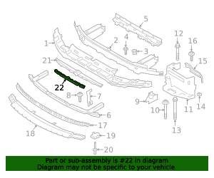 Genuine BMW 51-11-7-954-119 | Front Support | FREE Shipping on Most ...