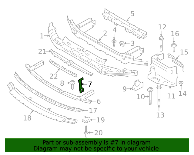 51-11-7-478-183 - Vertical connection, left 2020-2024 BMW M850i xDrive ...
