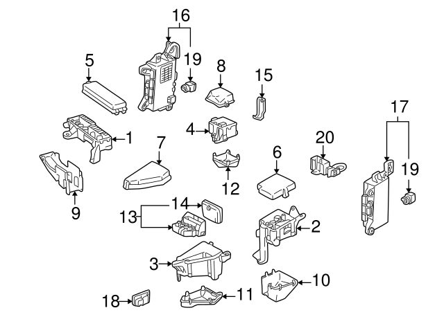 2004-2006 Lexus LS430 Fuse Box 82743-50030 | OEM Parts Online