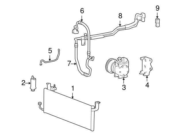 97606-38003 - Condenser 2004-2006 Kia Optima | Kia.Parts Store