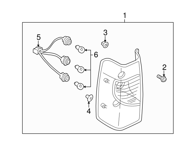 08566-61608 - Fog Lamp Assembly Screw 1995-2024 Nissan | Nissan Parts ...