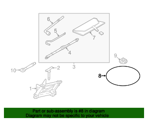 TK48-56-135 - Insulator 2016 Mazda CX-9 | AutoNation Parts