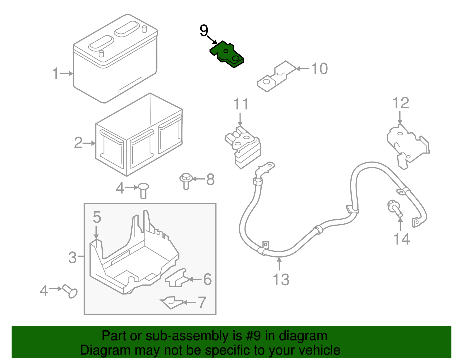 2008-2025 Nissan Positive Term 24340-7F003 | OEM Parts Online