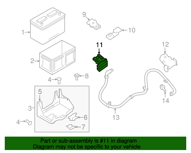 2019-2024 Nissan Fusible Link 24380-4GC0A | OEM Parts Online