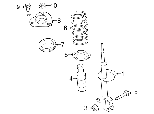 2013-2020 Nissan OEM NEW 2013-2019 Nissan Altima Pathfinder 3.5L Strut ...