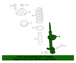 E4303-3NT1B - Strut 2013-2015 Nissan Altima | Nissan Parts ...