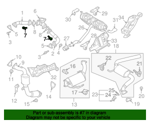 N-910-461-01 - Turbocharger Bolt 2009-2012 Audi Q7 | Audi OEM Parts
