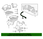 2012 GM Positive Crankcase Ventilation (PCV) Tube 12634292 GM ...
