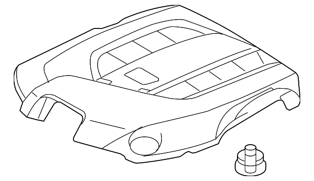 11209-38130 - Engine Cover 2008-2014 Lexus IS F | Longo Lexus Parts