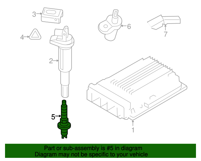 12-12-0-037-580 - Spark Plug 2008-2015 BMW | AutoNationParts.com