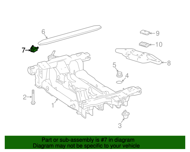 2010-2021 Mercedes-Benz Leaf Spring Seat 9073220400 | MB OEM Parts