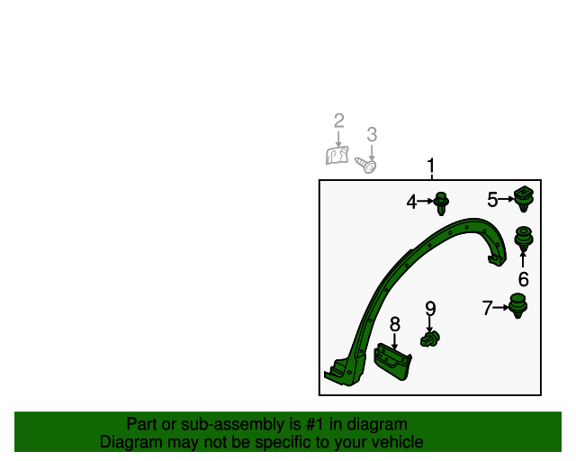 2013-2016 Mazda CX-5 Wheel Opening Molding KD53-51-W50C-8N ...