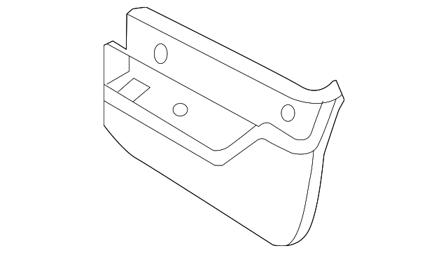 2013-2016 Mazda CX-5 Mud Shield KD53-51-PV1A | RealMazdaParts.com