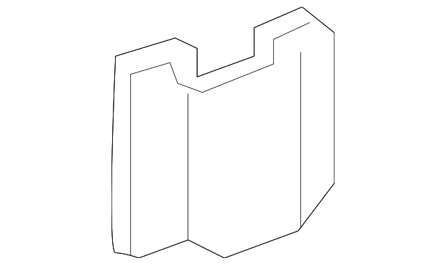 012-988-53-78 - Rocker Molding Rear Clip 2010-2017 Mercedes-Benz ...