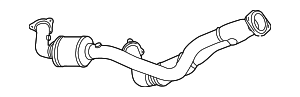 15804783 - High-Quality 3-Way Catalytic Converter with Pipes, Flanges ...