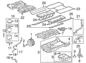 2010-2024 Jaguar Engine Oil Filter Element C2D3670 | Jaguar Virginia Beach