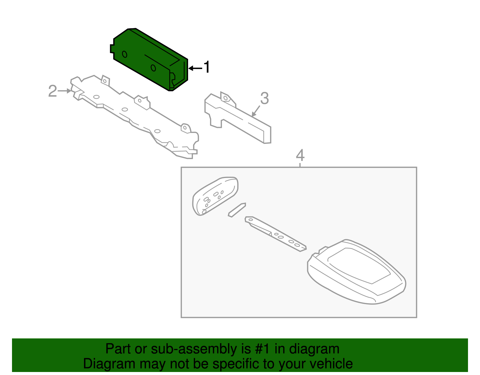 F2GZ-15607-D - Tire Pressure Monitoring System (TPMS) Receiver 2015 ...