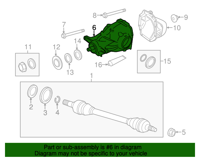 Genuine BMW 33-10-7-577-097 | Differential | FREE Shipping on Most ...