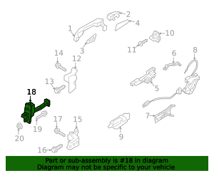 2021-2022 Kia Seltos Door Check 77990 Q5000 | QuirkParts