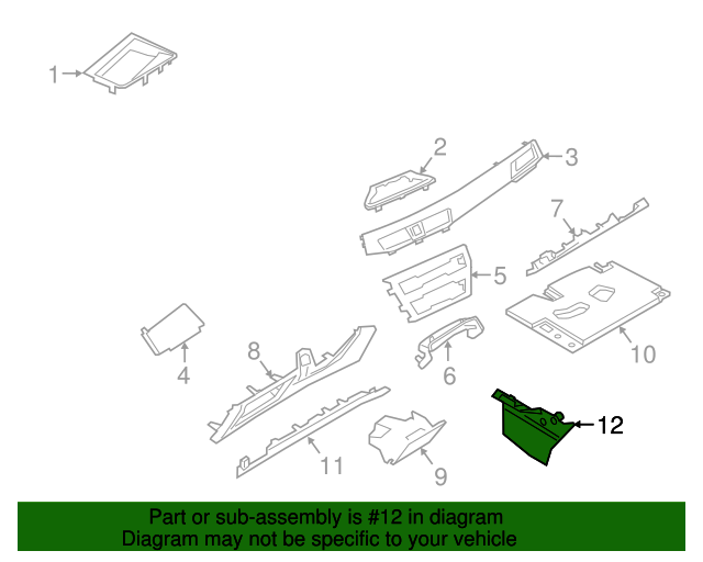 51459348824 - 2016-2023 BMW Instrument Panel Cover (51-45-9-348-824 ...