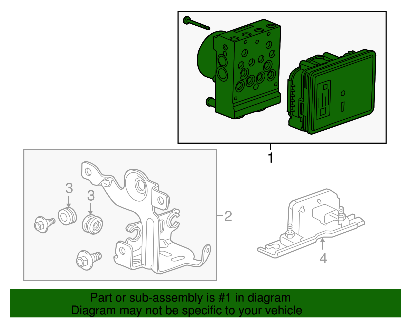 2017-2020 GM Electronic Brake Control Module 84609552 | OEM Parts Online