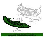 2019-2021 Chevrolet Camaro Front Lower Grille 84112290 | GMPartsDirect.com