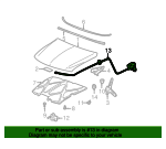 1999-2007 GM Hood Latch Release Handle with Cable and Grommet 15142953 ...