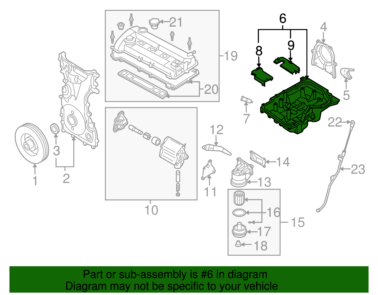 L309-10-400C - Oil Pan 2003-2008 Mazda | Bam Wholesale Parts