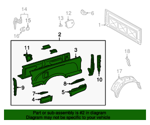 65600-04300 - Side Panel - 2000-2004 Toyota Tacoma | OEMGenuineParts.com