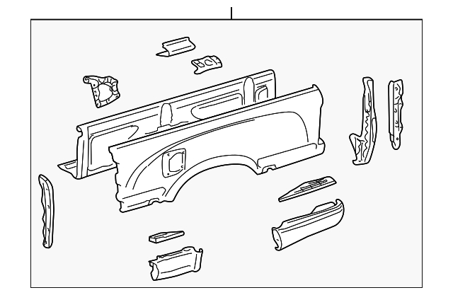 65600-04300 - Side Panel - 2000-2004 Toyota Tacoma | OEMGenuineParts.com