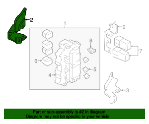 2011-2019 Infiniti Junction Block Upper Bracket 24317-1MA0A | Faulkner ...