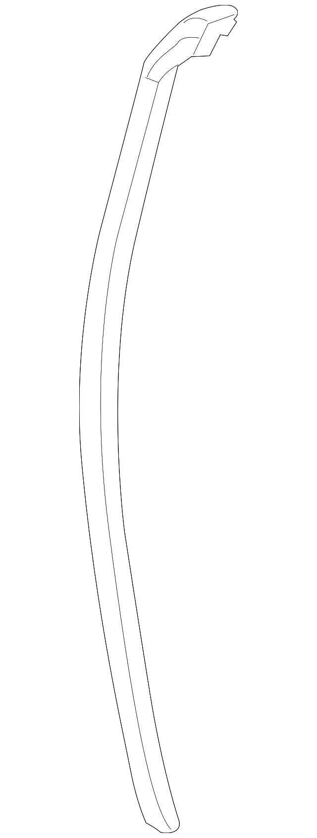 67895-75011 - Side Weather-Strip 2010-2012 Lexus HS250h | Lexus Parts ...