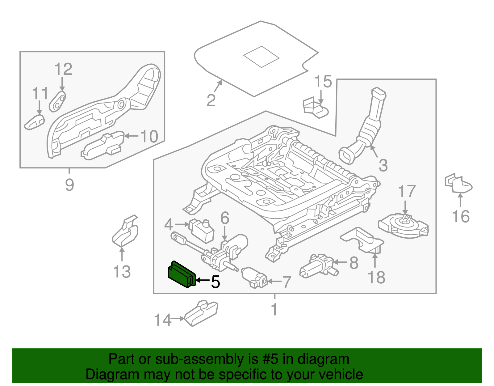 2016-2018 Hyundai Tucson Seat Heater Control Module 88195-D3000 ...