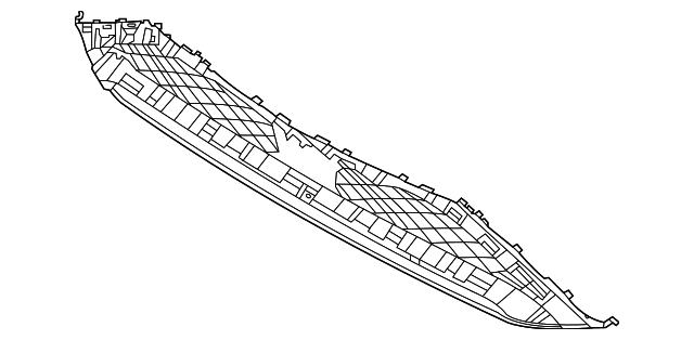 Hyundai - 86531-AR710 - Grille Front Bumper - 2022-2025 Genesis GV70 ...