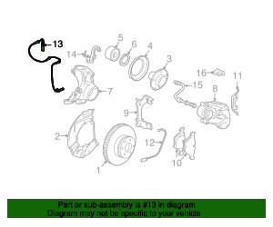 34526771700 - 2006-2010 BMW Speed Sensor (34-52-6-771-700) | Parts ...