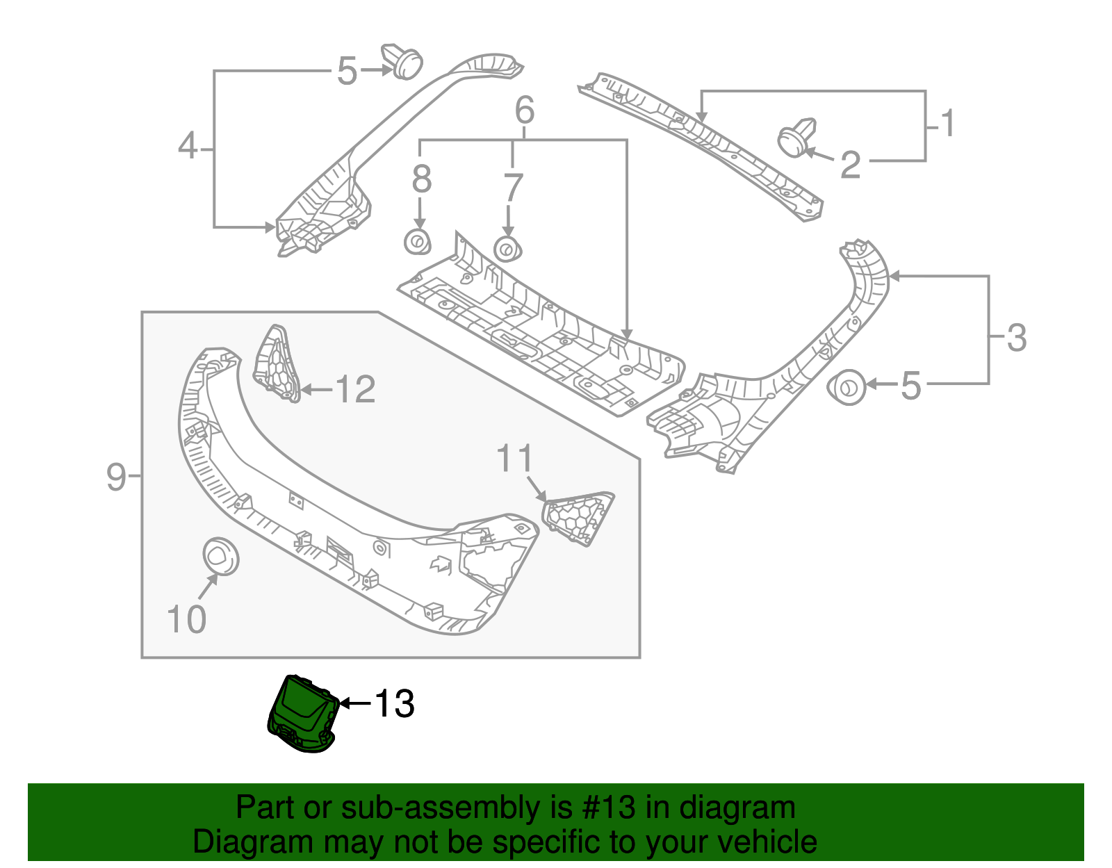 2017-2022 Hyundai Ioniq Pull Handle 81755-G2000-T9Y | OEM Parts Online