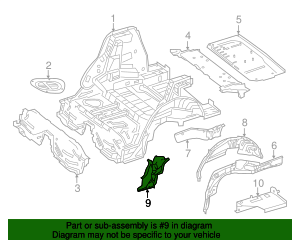 253-610-59-00 - Side Panel 2016-2022 Mercedes-Benz | AutoNationParts.com