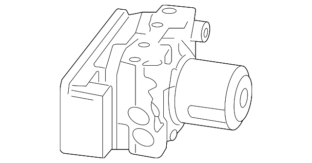 57110-SLN-A03 - Modulator Assembly, ABS - 2007-2008 Honda Fit | Honda ...