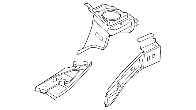 2013-2025 Nissan LEAF Apron Assembly F4121-5SAMA | Nissan Parts Plus