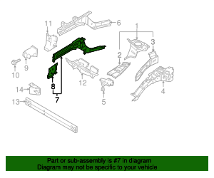 G5130-5SAMA - Outer Rail 2018-2019 Nissan LEAF | Nissan Parts ...