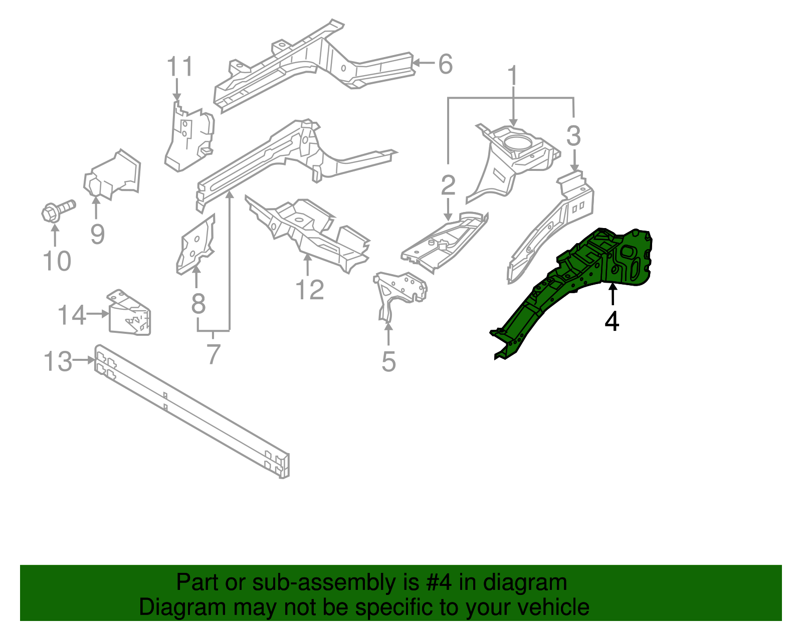 F4181-5SAMA - Upper Rail 2018-2019 Nissan LEAF | Nissan Parts ...