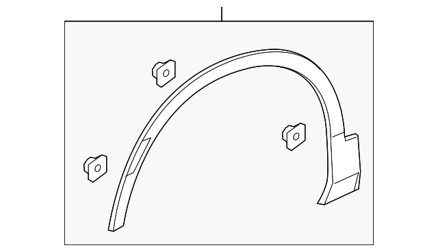 2019-2024 Chevrolet Blazer Black Front Passenger Side Wheel Opening ...