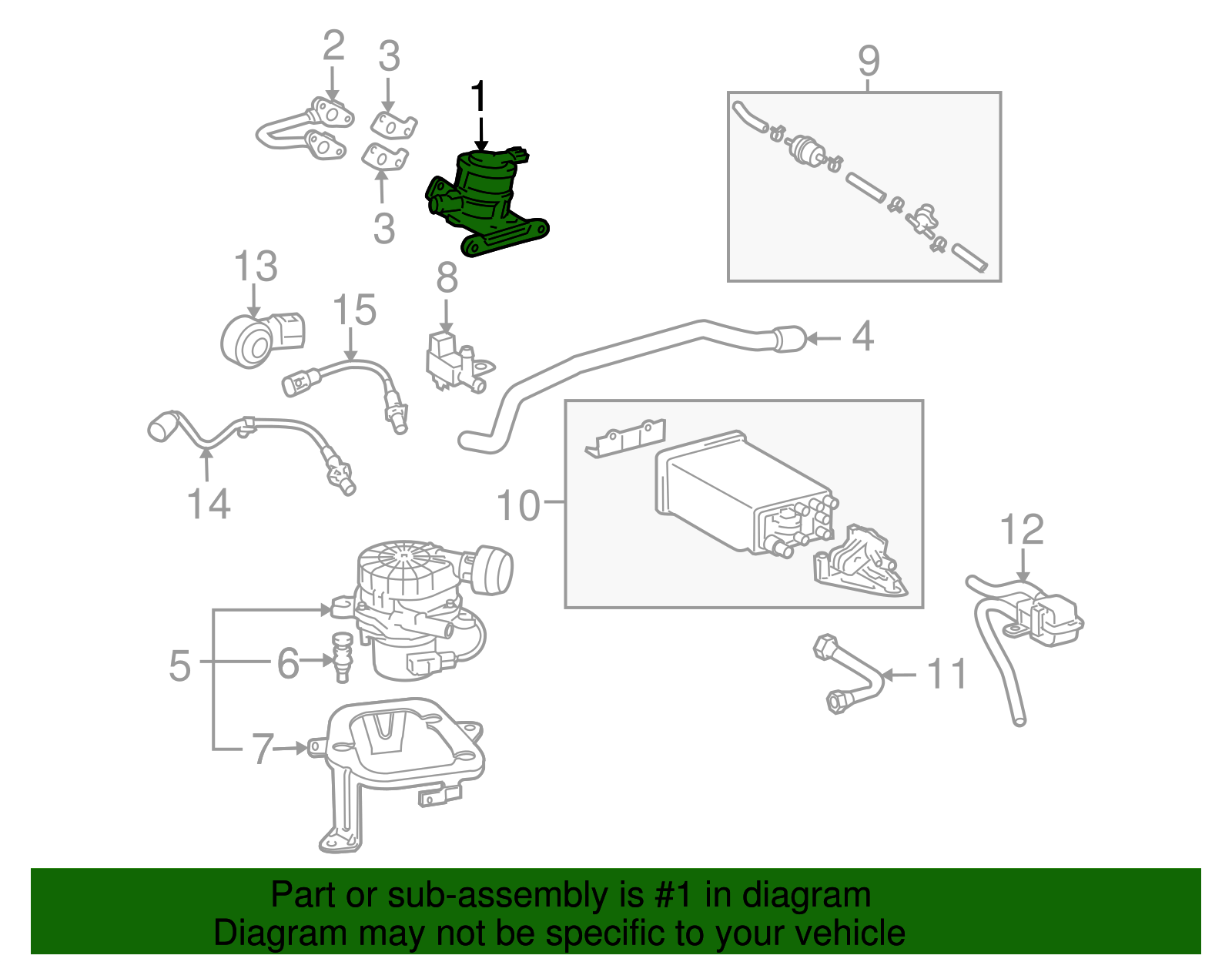 2005-2023 Toyota Air Switching Valve Assembly 25710-75015 | OEM Parts ...
