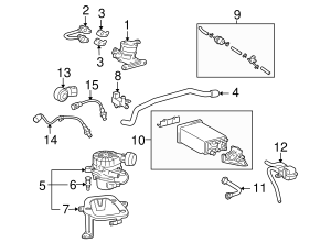 2005-2015 Toyota Tacoma Secondary Air Injection Pump 17600-0C020 | OEM ...
