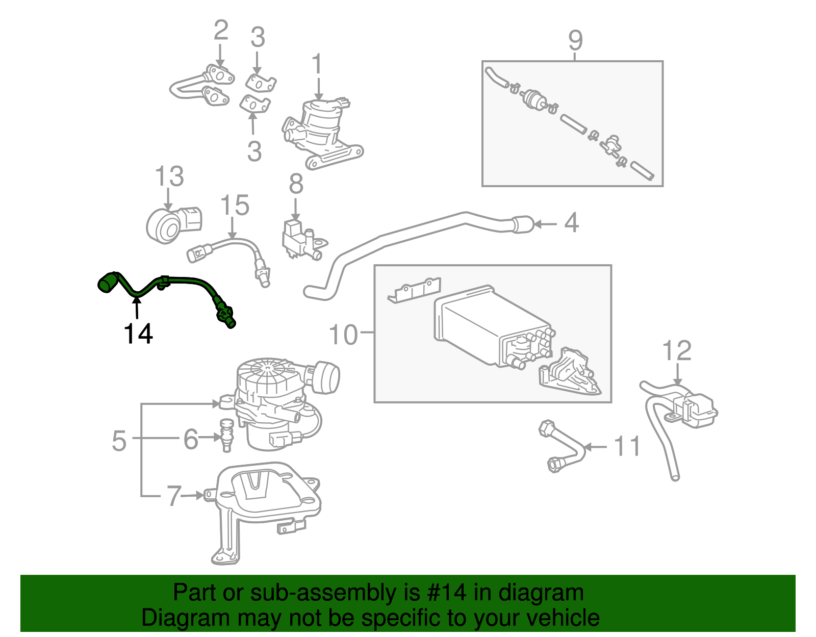 2005-2012 Toyota Tacoma Oxygen Sensor 89467-04010 | Toyota Parts Center