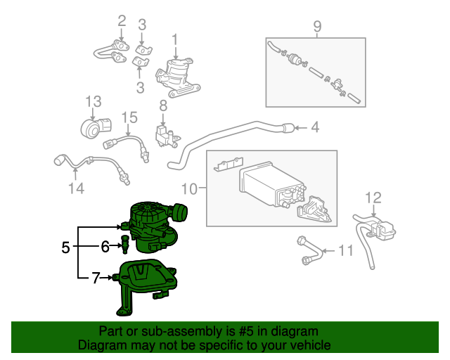 17600-0C020 - Secondary Air Injection Pump 2005-2015 Toyota Tacoma ...