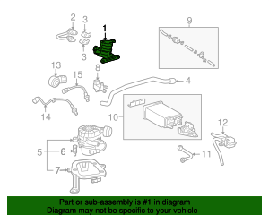 2005-2023 Toyota Air Switching Valve Assembly 2571075015 ...