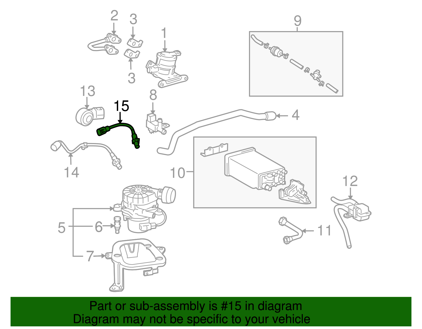 2012-2015 Toyota Tacoma Oxygen Sensor 89465-04480 | Toyota Parts Center