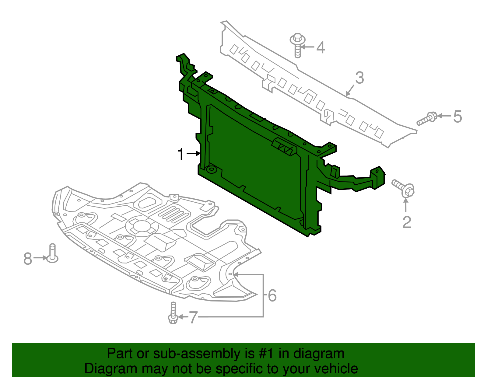 2017-2022 Kia Niro OEM NEW 2017-2019 Kia Niro Touring Front End Module ...