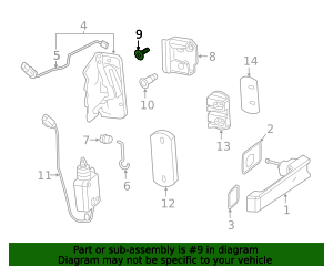 Genuine OEM Striker Bolt | 000-990-99-15 | Fits Select 2019-2023 ...